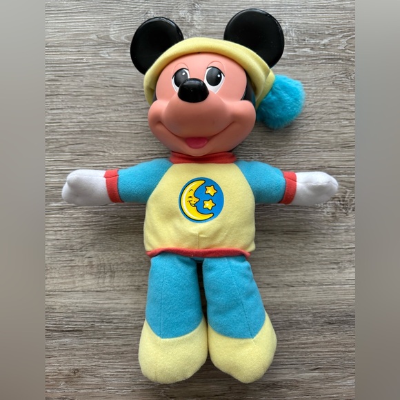 Disney | Toys | Vintage 99 Mattel Disney Mickey Mouse Bedtime Hug Doll ...